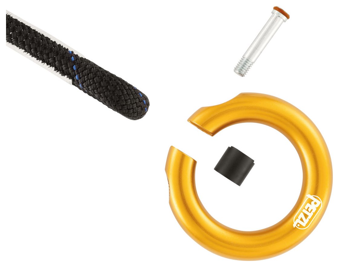 Ring Open, multidirectional gated ring by Petzl – 9c Professional